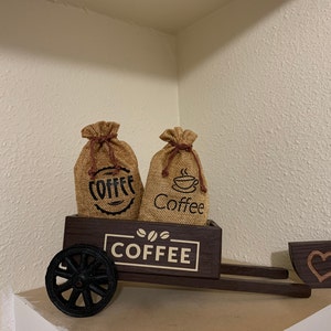 Empty Small Coffee Bags for Tier Tray/ Coffee Decor/ Coffee Bar Decor ...