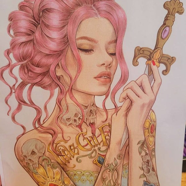 Vide Cui Fidas | Mariola Budek - Premium Coloring Page | Printable ...