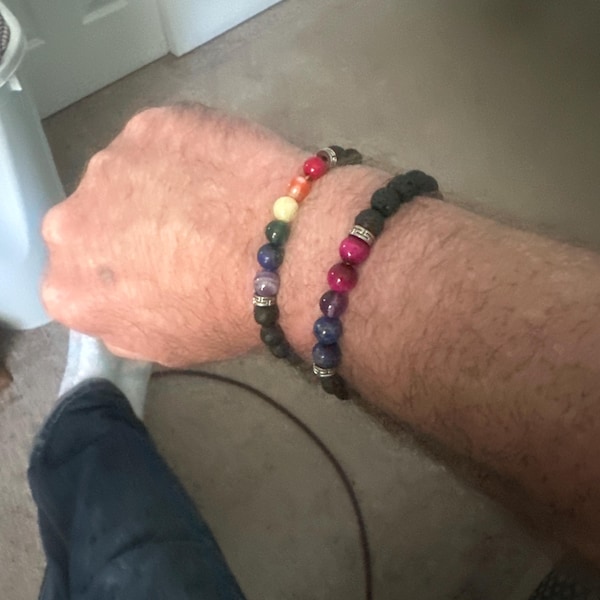 Trans Bracelet Black Hematite Zodiac Sign Gemstone Bracelet Cute Trans ...