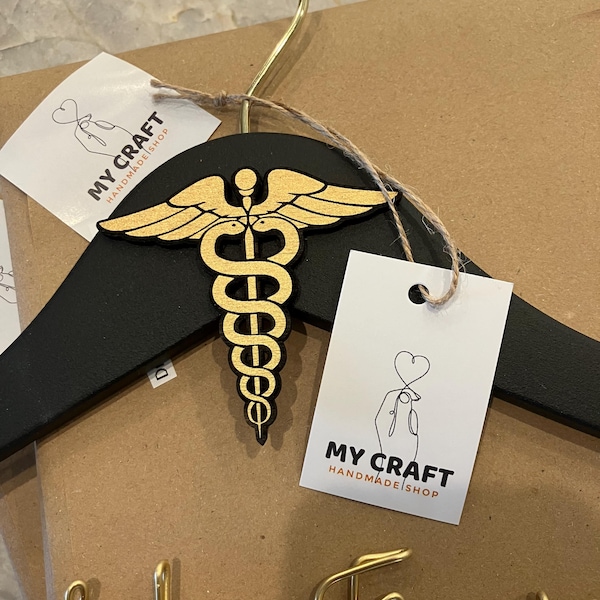 1st White Coat Hanger, Medical Student Ceremony, New Doctor Gift ...