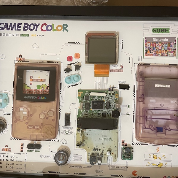 Disassembled Nintendo Game Device Teardown, Deconstructed Original ...