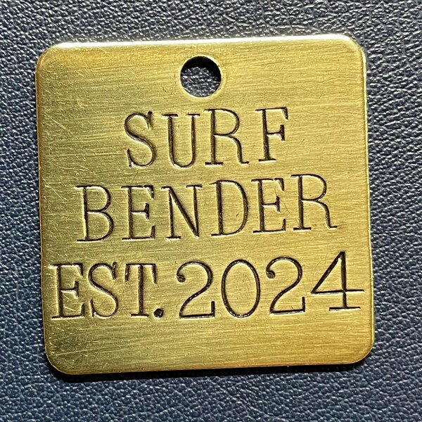 Custom Hand Punched Hotel Room Numbers Locker Numer Tag Industrial Tag ...