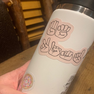 Be Kind Sticker, Kindness Decal, American Sign Language, ASL, Deaf ...