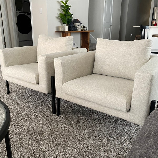 KOARP Armchair Cover Slipcover Hand Made With Multiple Color and Fabric ...