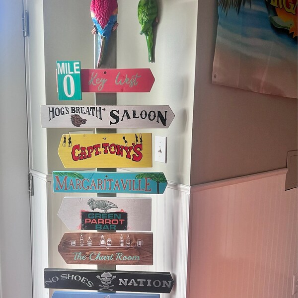 Key West Bars Directional Signs - Etsy