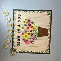 Printable Green Camouflage Pattern 5 Inch Bulletin Board Letter Set for ...