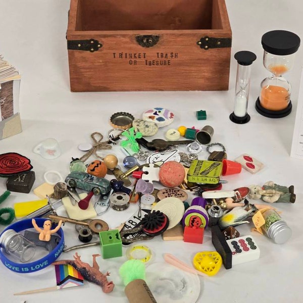 Vintage and Odd Trinkets, Crow Confetti, Mystery Scoop, Trinket Scoops ...