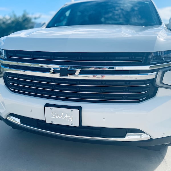 Custom "white" License Plate, Car Tag, Personalized Car Tag, Custom ...