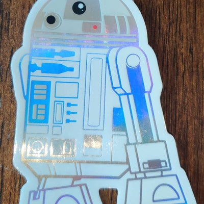 R2D2 Holographic Droid Sticker/ Star Wars Disney Laptop Stickers/mickey ...