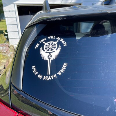 Die Cut Viking Decal, Valkyrie Sticker, Viking Woman Decal, Viking ...