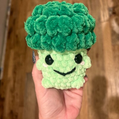 BROCCOLI Crochet Broccoli Amigurumi Cute Veggie Plush Broccoli ...