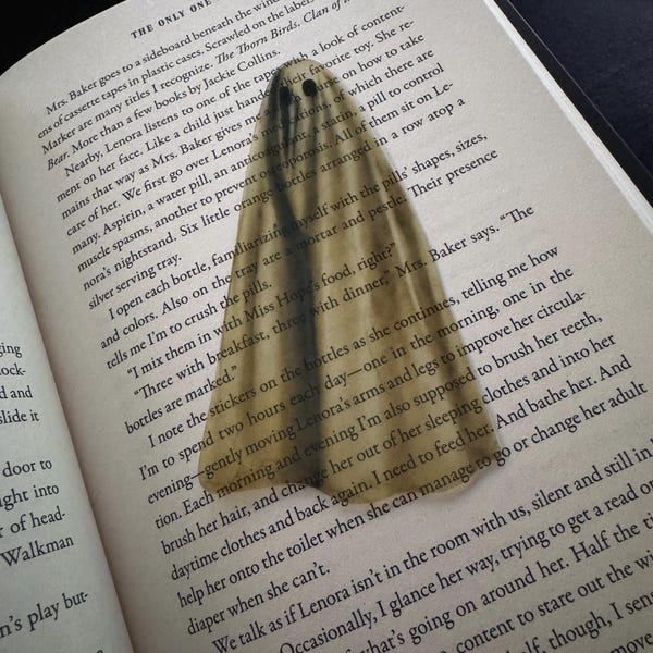 Clear Bookmark Realistic Sheet Ghost Ghoul Haunted Goth Gothic ...