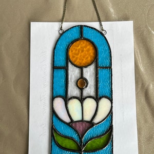 Celestial Sun and Moon Stained Glass Pattern, Stained Glass Pattern ...