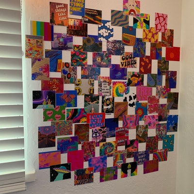 Indie Wall Collage Kit, Indie Collage Kit, Retro Wall Collage, Indie ...