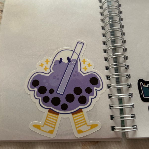 Boba Ghost Waterproof Stickers! - Etsy