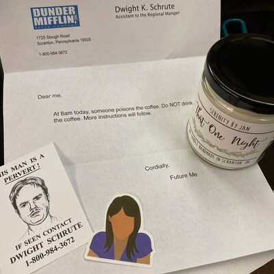 James Bondfire Bonfire the Office Inspired Candle Serenity by Jan Jan ...