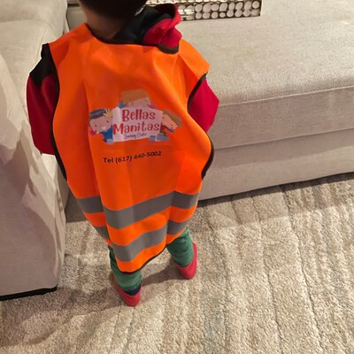 Full Color Printed Personalized Custom Kids Reflective Safety Vest ...