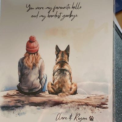 Dog Bereavement Gift, Pet Loss Gifts, Dog Memorial Gift, Dog Loss, Rip ...