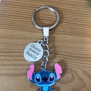 Cute Stitch Keyring Lilo and Stitch Keychain Stitch Charm | Etsy