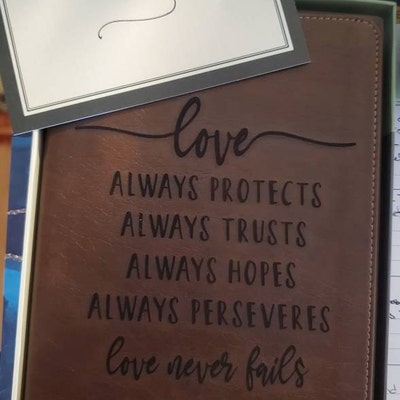 Engraved Bible Personalized Bible Custom Laser Engraved Bible NLT - Etsy