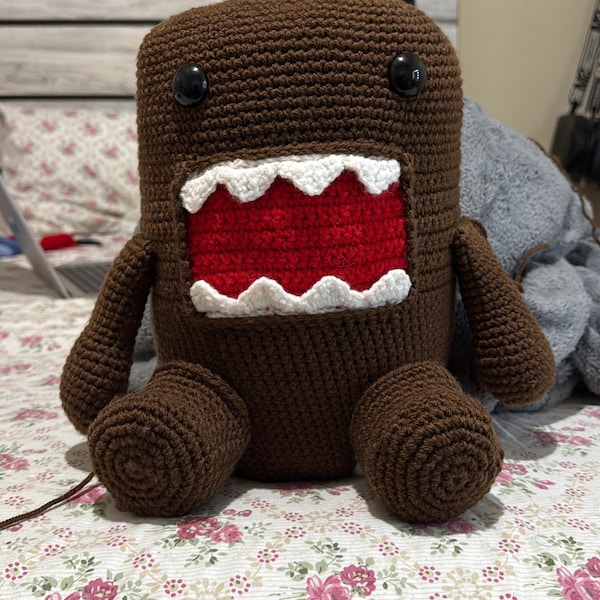 Crochet Pattern Domo Kun Inspired Plushy - Etsy