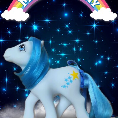 Silver Glow My Little Pony G2 Unicorn Rare Vintage - Etsy