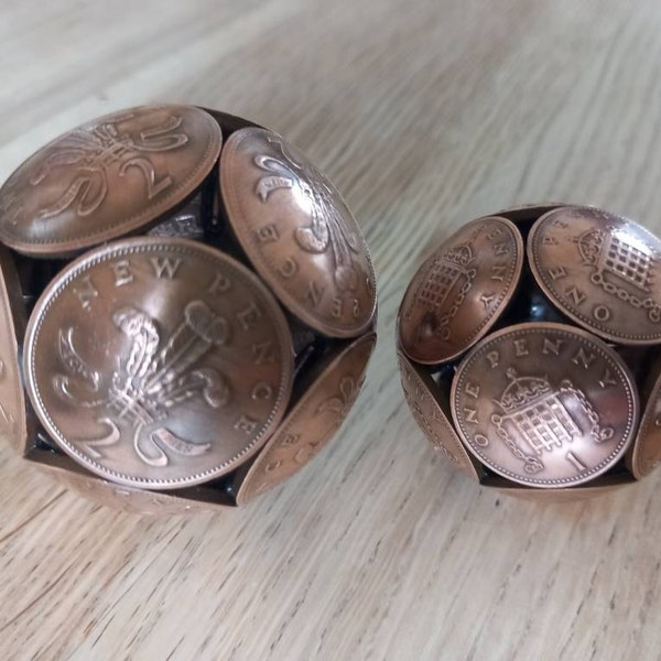 Jenny Wren Bronze Farthing Coin Ball. Different Dates Available. 70th ...