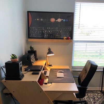 Solar System Space Exploration Print Poster for Home Gift for Cosmic ...