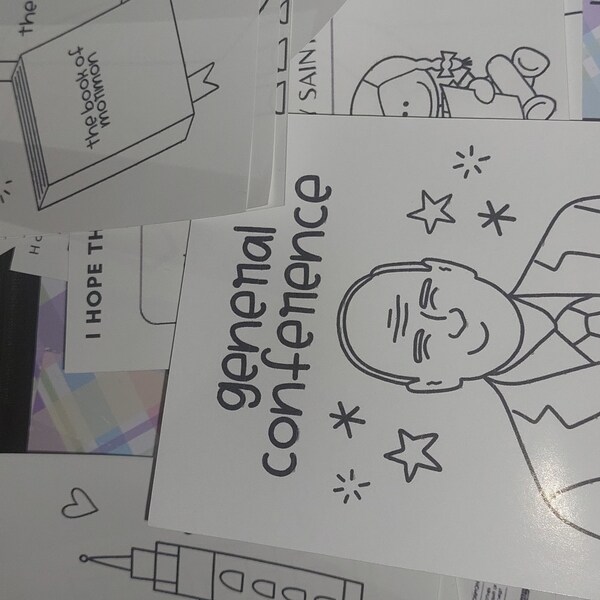 General Conference Coloring | General Conference Printable | General ...