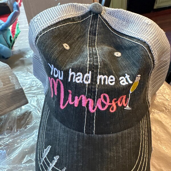 Funny Sarcasm Saying Cap Distressed Women's Trucker Hat Personalized ...