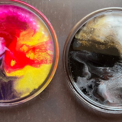 Resin Galvanized Serving Tray With Handles Resin Trays - Etsy