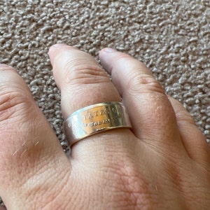 1878 to 1904 1921 Silver Dollar Coin Ring Set 90% Silver His | Etsy