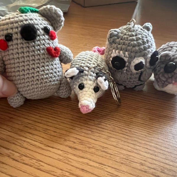 Ready to Ship, Rio Handmade Sad Hamster Meme, Crochet Sad Hamster ...