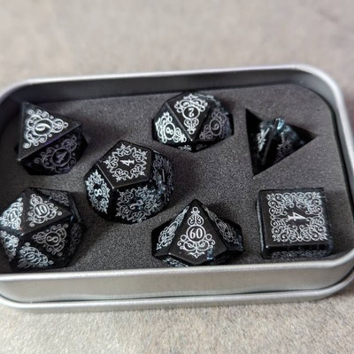 Shadowy Forest Dnd Dice Set, Polyhedral Dice, D&D Dice, Dungeons and ...