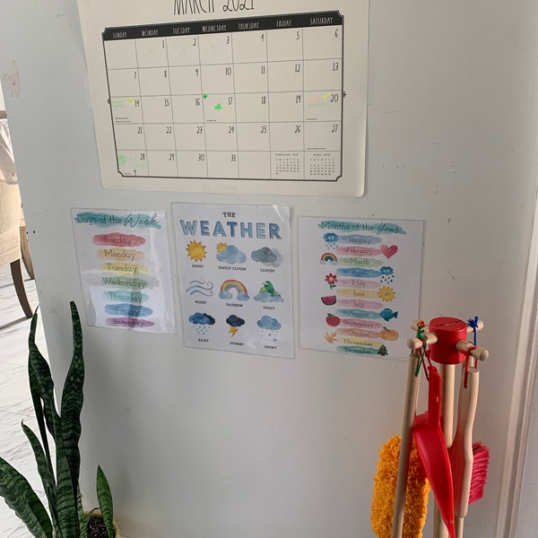 Classroom Calendar, Days of the Week, Teacher Tool, Classroom Décor ...