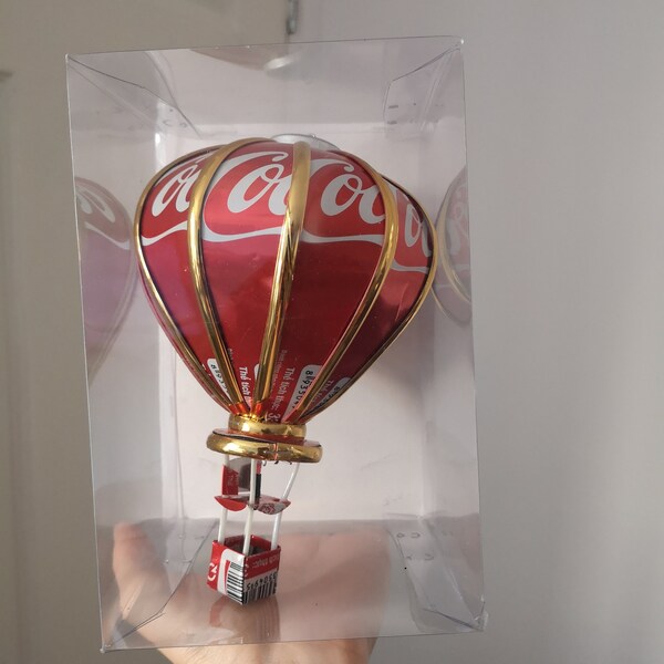 Recycled Tin Can Model: Coke / Small Coca-cola Hot Air Balloon - Etsy