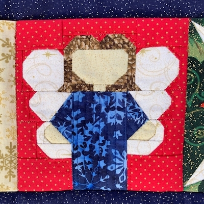 Set of 5 Nativity Christmas Quilt Block Patterns: Nativity, Angel, Wise ...
