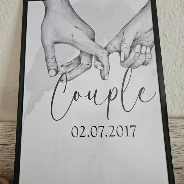 Newborn Personalized Family Poster - Baby Gift New Parents Mom Dad ...