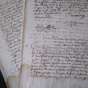 Large Antique Vintage French Handwritten Calligraphy Ledger - Etsy