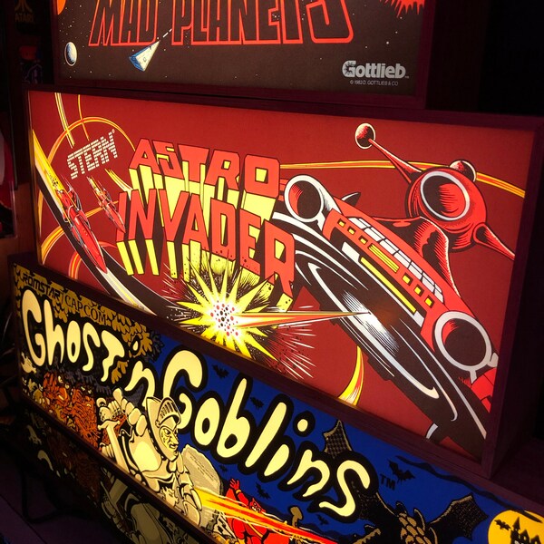 Custom Marquee Light Box Wood, Arkanoid Light Box, Arkanoid Wall Décor ...