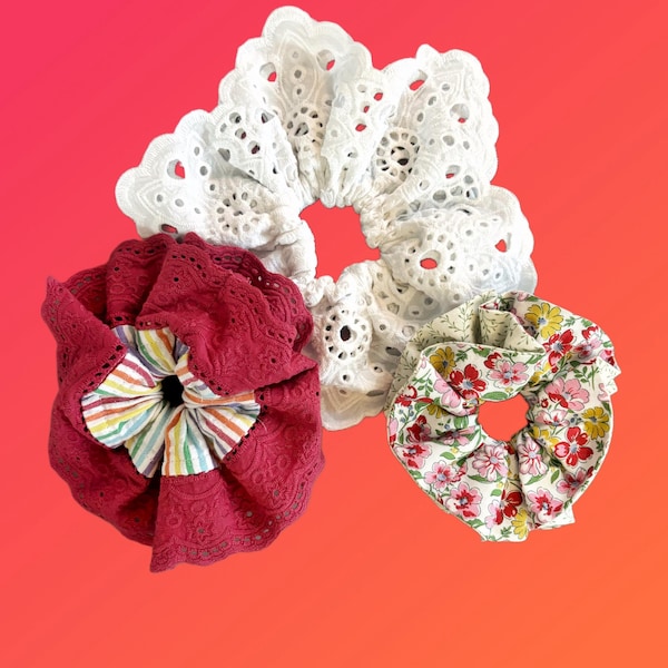 Fluffy Scrunchie Sewing Pattern | Two Ways to Sew Your Own Good Squish ...