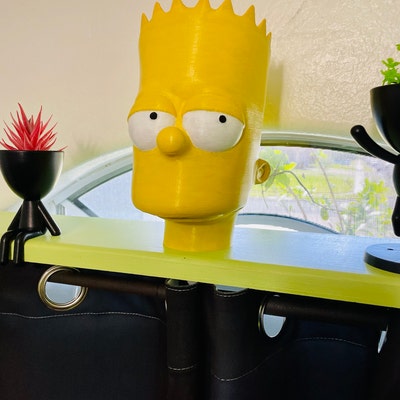 Bart Simpson Headphone Stand Gamer Nerd Headset Stand Bart Simpson ...