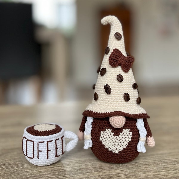 Coffee Gnomes: Crochet Amigurumi Pattern for Cozy Decor - PDF Download ...