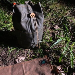 Bushcraft Waxed Canvas Forest Utility Mat Canvas Sit Mat - Etsy
