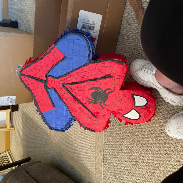 Spider Man Inspired Pinata - Etsy