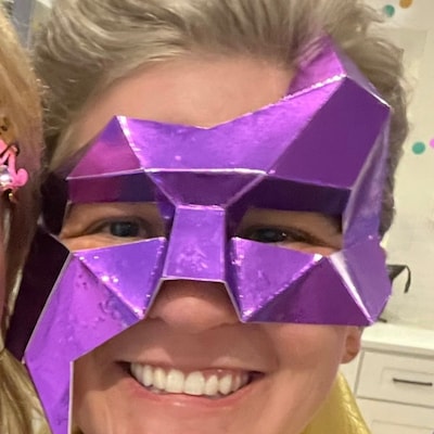 BLAST Mask Easy Low-poly Polygon Mask PDF Download - Etsy