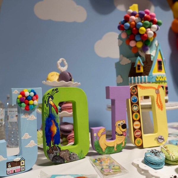 UP Movie Letters, up Pixar, up Birthday Party Decorations,up Movie Baby ...