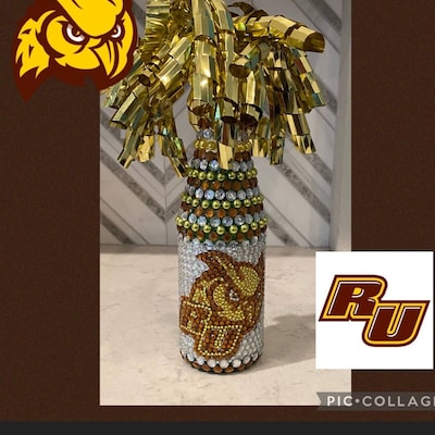 Custom/personalized Bedazzled Bottles. Bed Parties/college Dorm Decor ...