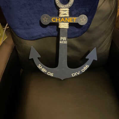 US Navy PIR Anchor / Navy Graduation Anchor / PIR / Navy Boot Camp ...