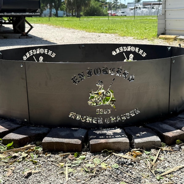 Extra Tall 16" Inches Custom Fire Pits, Custom Fire Ring Pits, Heavy ...